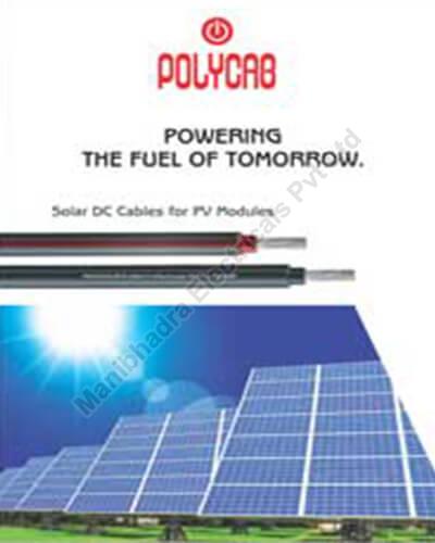 Polycab Solar Dc Cable, Type : Cable,Solar - Manibhadra Electricals Pvt ...