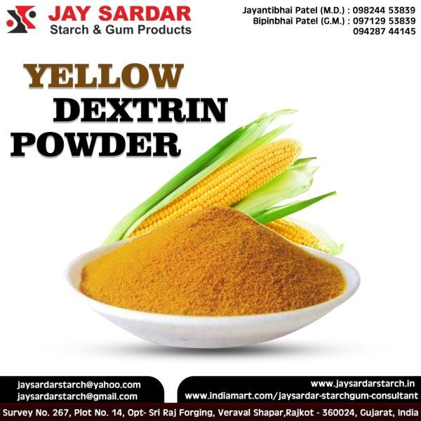 Common Yellow Dextrin Powder, for Cooking, Style : Dried at Best Price ...