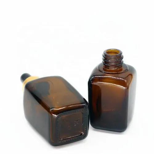 Amber Square Glass Bottle at Rs 26 / Piece in New Delhi | Itish ...