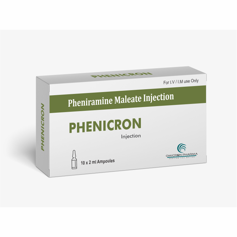 Pheniramine Maleate Injection at Best Price in Surat | Omicron Pharma