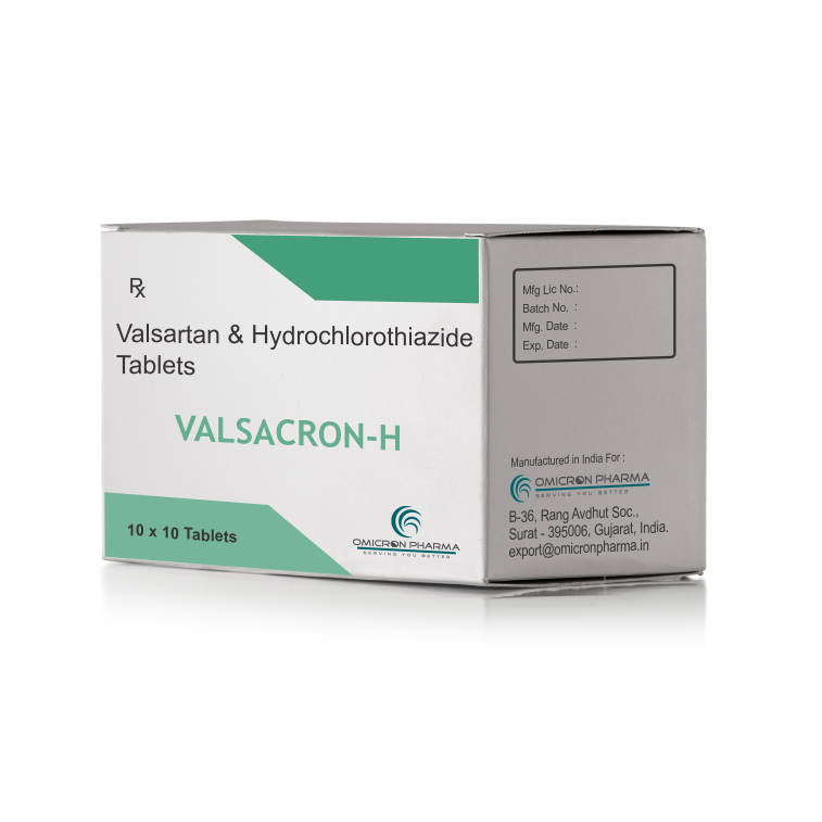 Valsartan And Hydrochlorothiazide Tablets - Omicron Pharma, Surat, Gujarat