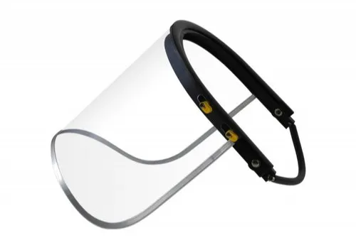 PVC Spring Loaded Face Shield, for Industry, Laboratories ...