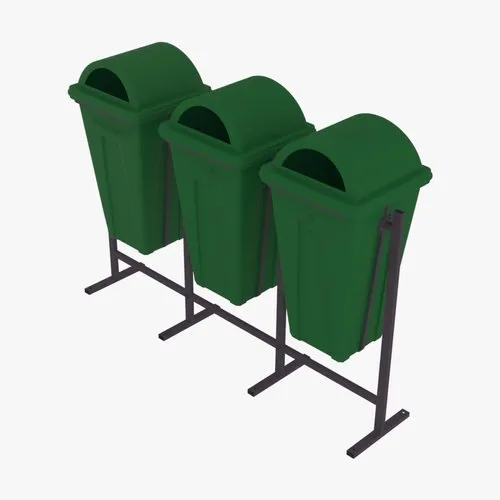 HDPE Plastic Dustbin, Color : Dark Green at Rs 4,500 / Piece in ...