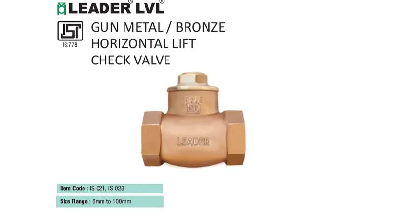 Brass/Bronze Horizontal Check Valves, Valve Size : 8-100 mm at Rs 1,829 ...