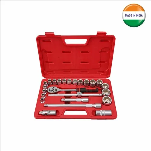 Baum Chrome Vanadium Steel 24 Pcs Socket Set, for Bolt Tightening ...