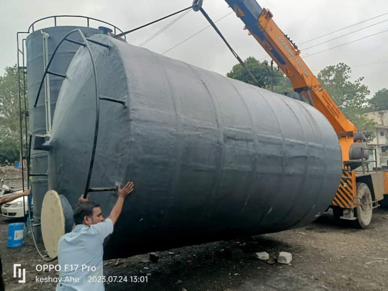 Coated FRP Chemical Storage Tanks, Constructional Feature : Completely ...
