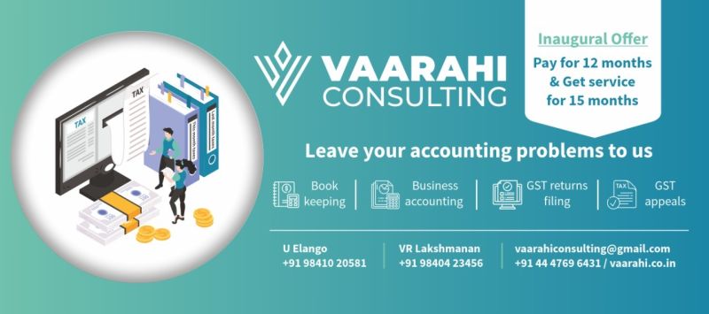 Vaarahi Consulting LLP in Chennai - Service Provider of bookkeeping ...