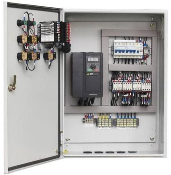 Electric 22 Kw VFD Control Panel, for Industrial, Color : Grey at Best ...