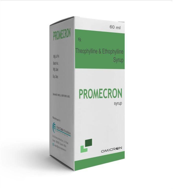 Theophylline And Etophylline Syrup at Best Price in Surat | Omicron Pharma
