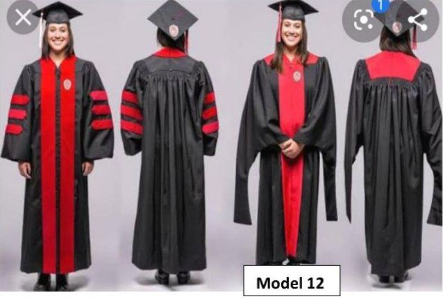 Full Sleeve Black Traditional Convocation Uniform, Size : S, Gender ...