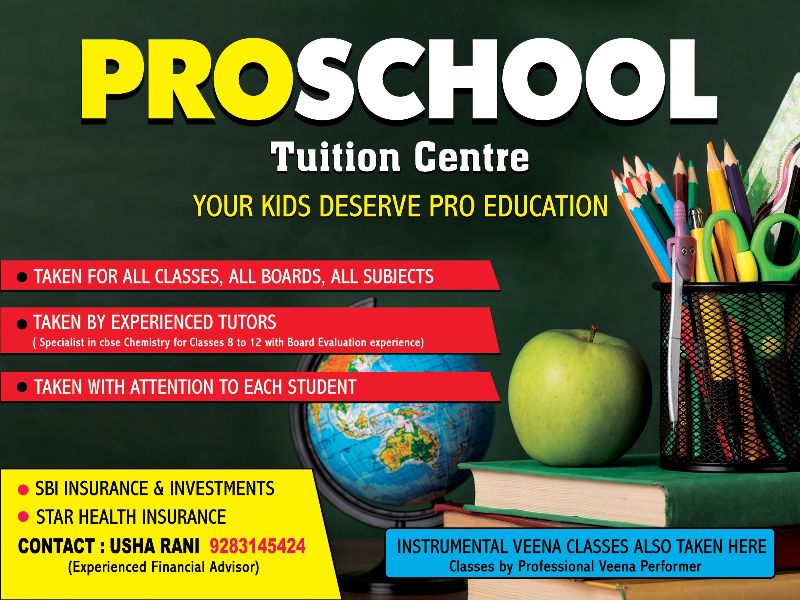 Proschool tuition centre in Chennai - Service Provider of Coaching Classes