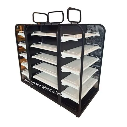 Double Sided Display Rack - SBL Space Wood Interiors