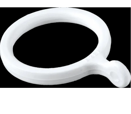 White Plastic Curtain Rings - Shree Ambika Plast, Navsari, Gujarat