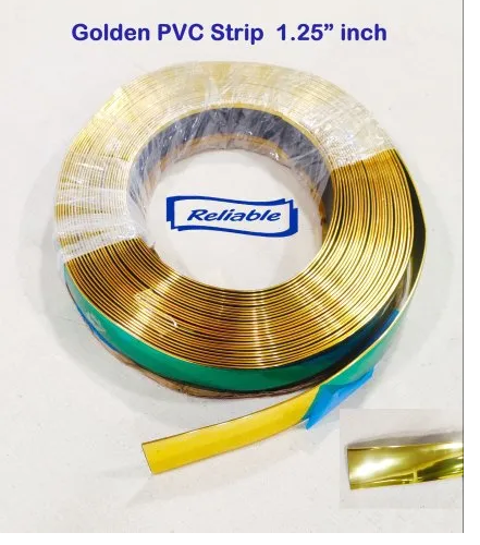 Golden PVC Strip, Size : 15 Mtr - Reliable Tools Pvt. Ltd., Ahmedabad ...