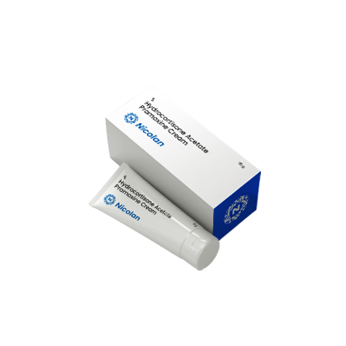 Hydrocortisone acetate Pramoxine, Form : Cream, Packaging Type : Box at ...