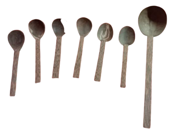 Brown Coconut Shell Spoon - Shri Raj, Sindhudurg, Maharashtra