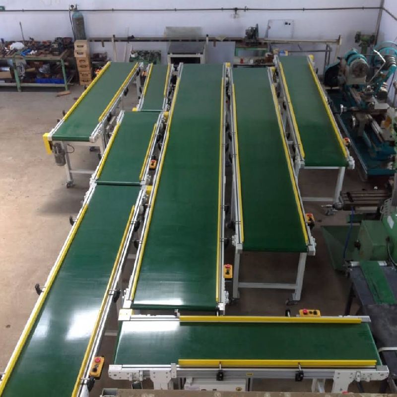 Belt Conveyor System, Machine Material : Metal - Sansha Packaging ...