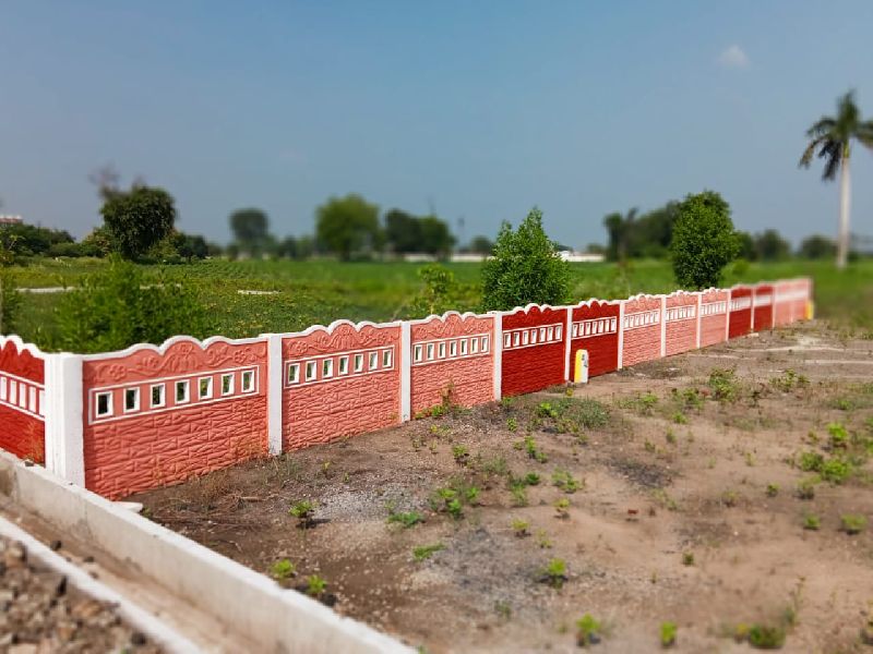 Compound Wall, Application : Boundaries, Construction - L K Cement Work ...