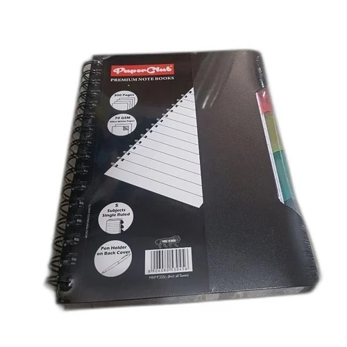 Black Paper Club Spiral Diary - Noble Stationery Store, Gurugram