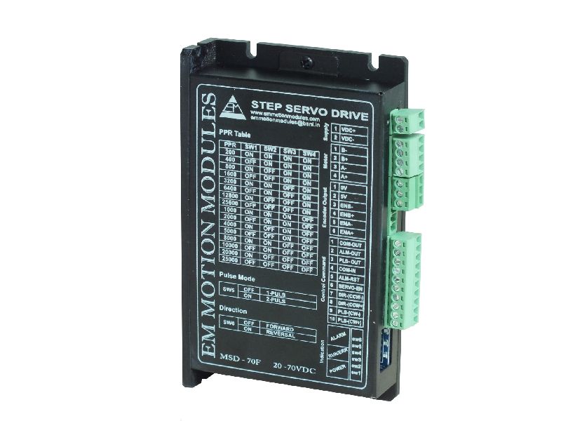 Msd-70F Stepper Motor Driver Module, Color : Black - EM Motion Modules ...