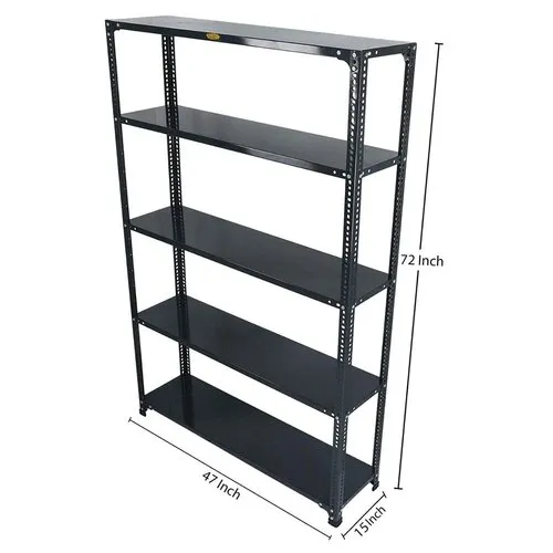 Gray MS Slotted Angle Rack - Effimax Process System Private Limited ...