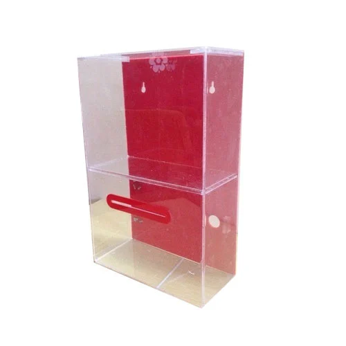Acrylic Donation Box, Shape : Rectangular - Nirmal Jyoti & Sons ...