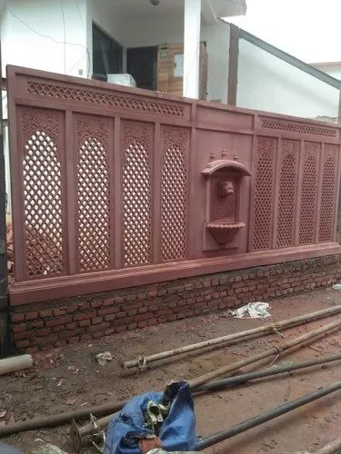 Polished Customized Stone Jali, Pattern : Plain, Color : Brown ...