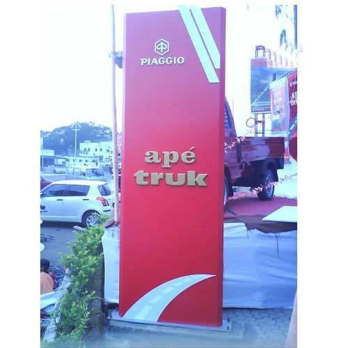 Advertising Pylon Signage, Shape : Rectangular - Sign Factory, Pune ...