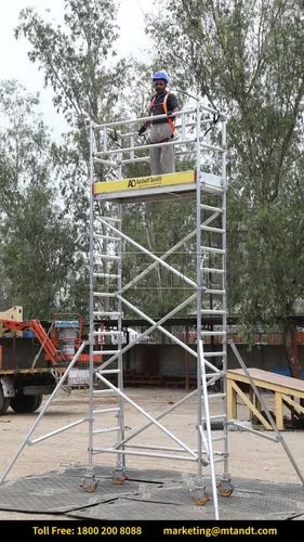 Aluminum Polished Narrow Aluminium Scaffolding Platform, for Industrial ...