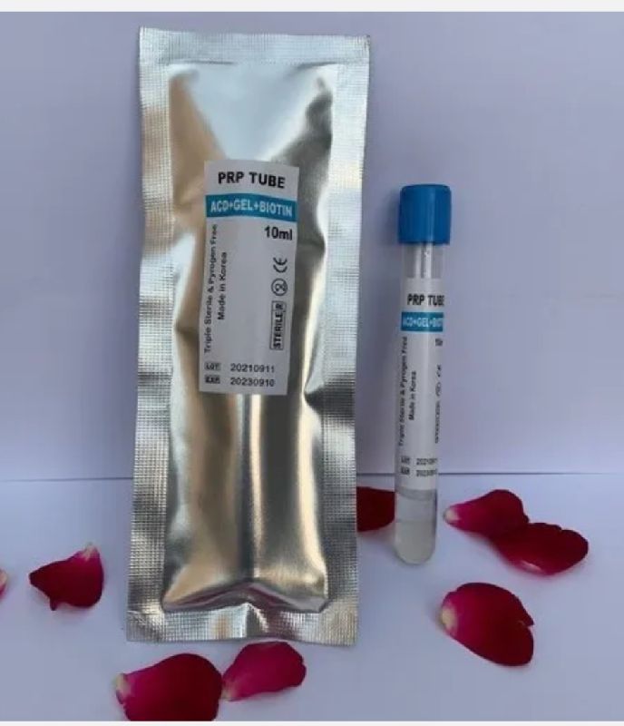 10 ML PRP Tubes ACD+Gel+Biotin, For Clinical, Hospital, Packaging Type : PP at Rs 400 in Azamgarh