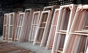 Rectangular Wooden Door Frame Chokhat, Color : Red at Rs 1,700 / Piece ...