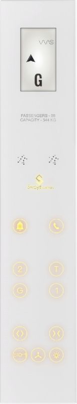 Electric White Glass TFT Display COP, For Elevator Solutions, Shape ...