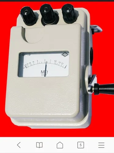 Hand Driven Megger - Gajanan Sales, Gandhinagar, Gujarat