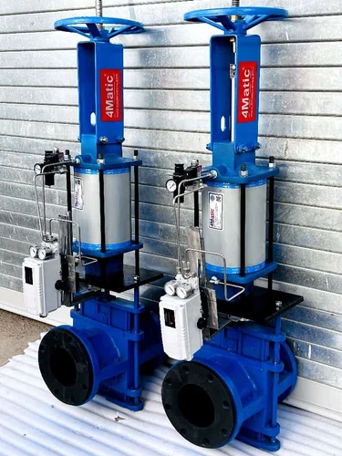 Cast iron / Ductile iron Pinch Valve, Packaging Type : Sea worthy, Color : blue - Aira 4Matic ...