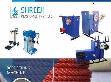 Automatic Rope Coiling Machine, Voltage : 440 V - Shreeji Engineering ...