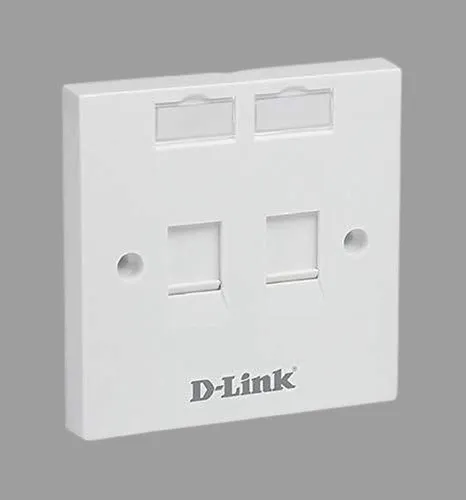 D- Link Dual Face Plate, Color : White - Multicore Cable Corporation ...