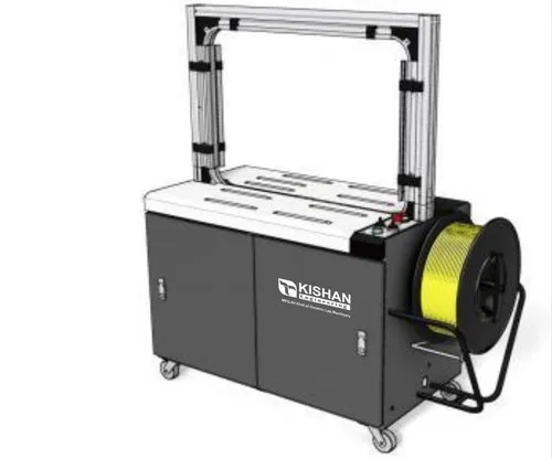 Automatic Box Strapping Machine, Voltage : 440 V - Kishan Engineering Works, Morvi, Gujarat
