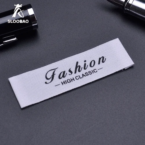 Woven Screen Printing Label, Color : White at Rs 0.30 / Piece in ...