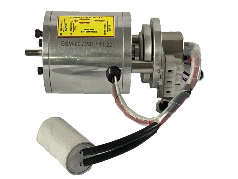 Cylindrical Polished Metal Modulation Servo Motor, for Robust ...