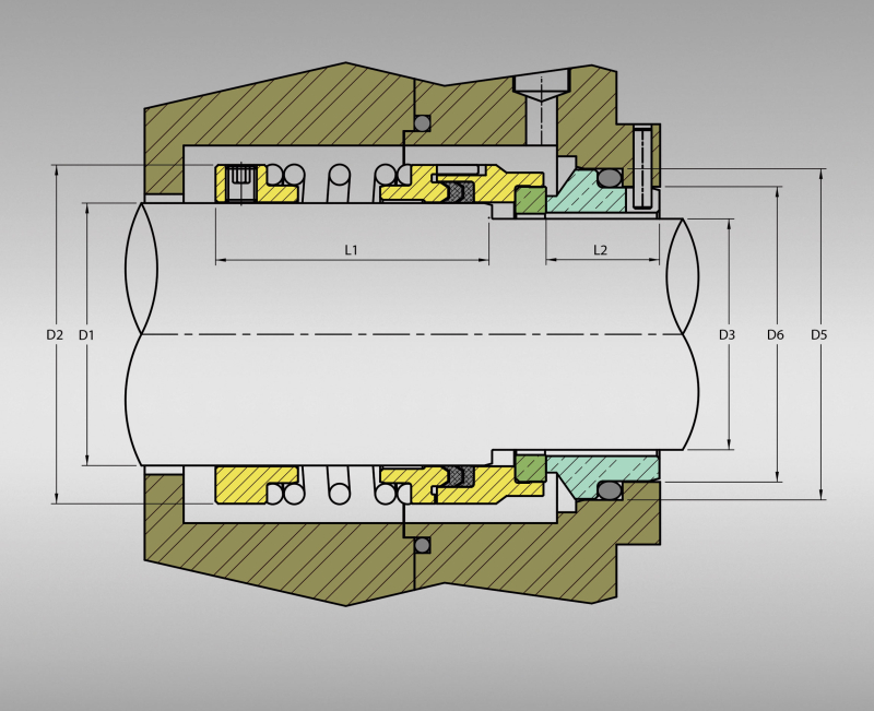 Round Single Coil Spring Pusher Seal, Certification : ISO 9001:2008 ...