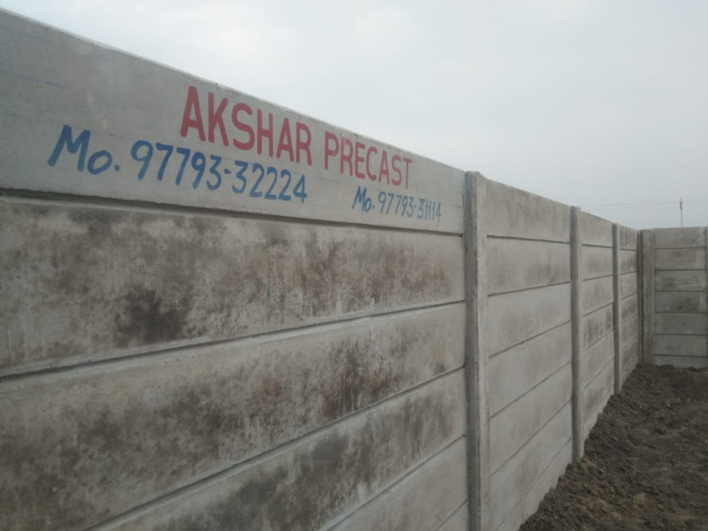 panel concrete boundary wall, Pattern : Plain, Feature : Durable ...