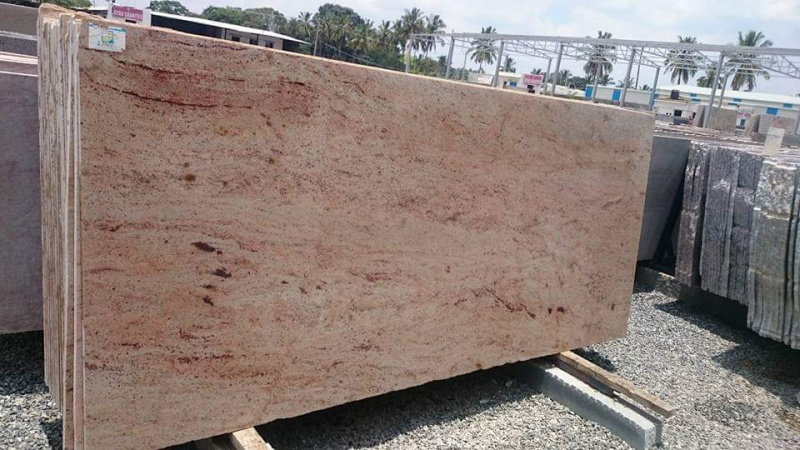 Solid Shiva Gold Granite Slabs, For Bathroom, Floor, Kitchen, Wall ...
