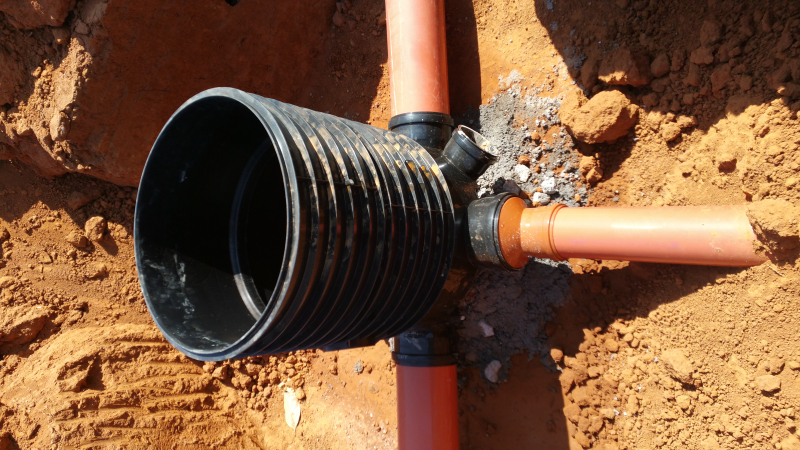 Underground Drainage Pipe, For Water Treatment Plant, Construction ...
