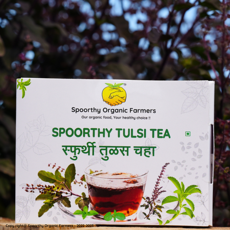 50 gram spoorthy organic loose leaf tulsi tea at Rs 400 / Box in Pune ...