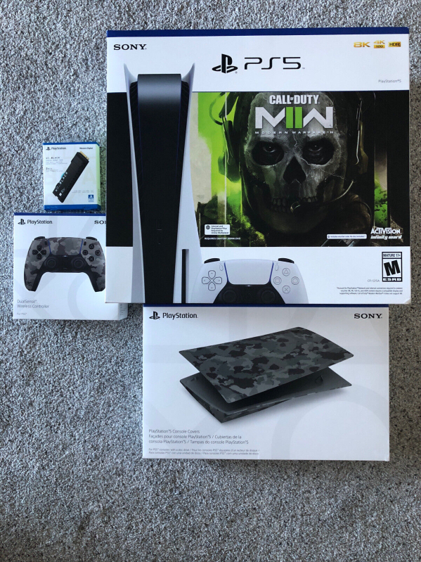 Sony Ps5 Call Of Duty Disc Edition Console - Camouflage Elite Bundle ...
