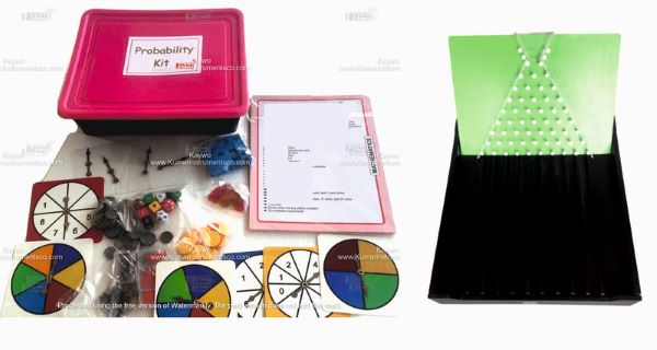 Wooden Plastic Probability Kit, for Schools, Laboratory, Colleges ...