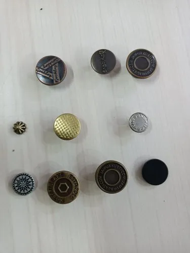 Zinc alloy Rivet Button, Packaging Type : Packect at Rs 5 / Piece in ...