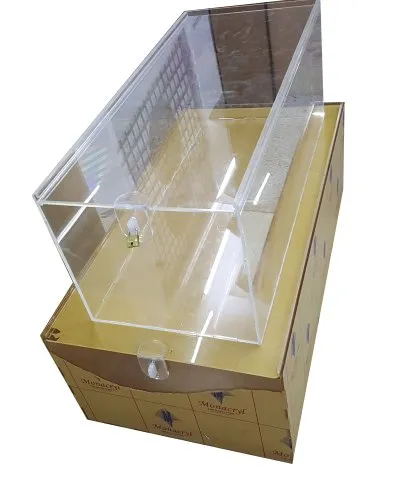 Rectangular Acrylic Donation Box, Dimension : 4x3x3 Feet, Color ... Rectangular Acrylic Donation Box, Dimension : 4x3x3 Feet, Color ...