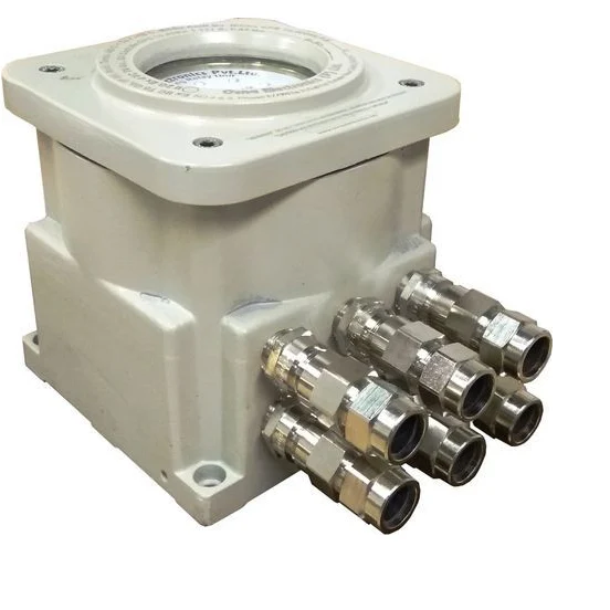 Mild Steel Flameproof Enclosure, Color : White - Osna Electronics ...