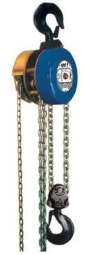 Blue Colour Indef Powder Coating Steel Chain Pulley Blocks at Rs 18,240 ...